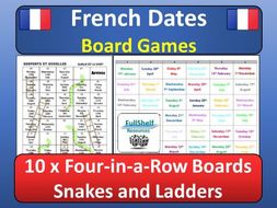 French Calendar / Date Games by FullShelf | Teaching Resources