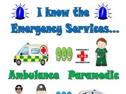 Emergency Services A4 Poster | Teaching Resources