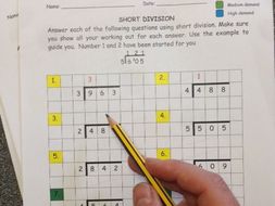Short division | Teaching Resources