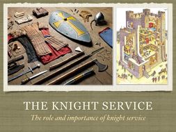 GCSE History The knights service in Norman England | Teaching Resources
