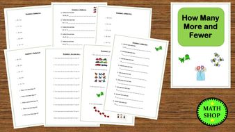 How Many More and Fewer | Teaching Resources