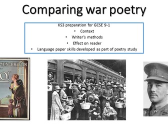 Jessie Pope Who's for the game differentiated poetry resources war ...