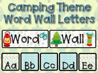 Camping Theme Classroom Decor Bundle | Teaching Resources