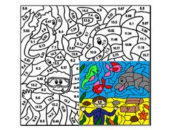 Rounding to Whole Numbers Colouring Puzzle by Arithmetints | Teaching ...