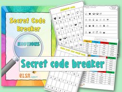 Emoji code breakers for emotions brilliant for home learning | Teaching ...