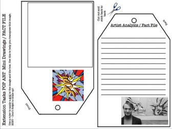 POP ART WORKSHEETS | Teaching Resources