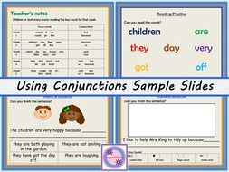 Using Conjunctions - Writing Intervention | Teaching Resources