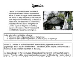 pilgrimage in Christianity letters | Teaching Resources