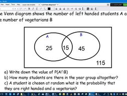 Venn Diagrams lesson | Teaching Resources