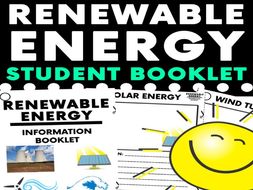 Renewable Energy Research Booklet | Teaching Resources