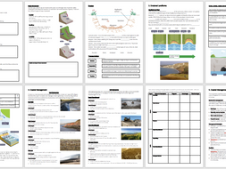Coasts Revision Booklet - AQA Geography GCSE | Teaching Resources
