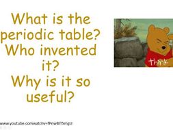The Periodic Table - Key Stage 3 | Teaching Resources