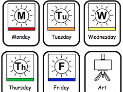 Visual Timetable - Communication In Print | Teaching Resources