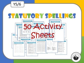 Year 5-6 Statutory Spellings | Teaching Resources