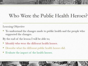 Public Health (Industrial Britain) | Teaching Resources