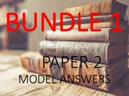 English Literature Paper 2: Model Answers - Bundle 1 by thomasd0 ...