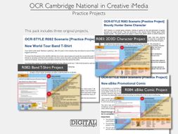 OCR Creative iMedia 3 Practice Projects Bundle | Teaching Resources