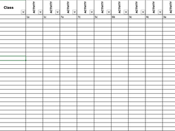 KS3 Physical Education Assessment Sheet | Teaching Resources