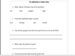 Lost and Found comprehension | Teaching Resources