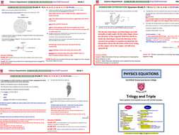 SCIENCE KS4 Revision Homeworks | Teaching Resources