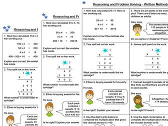 White Rose Maths - Year 4 - Spring Block 1 - Written Multiplication ...