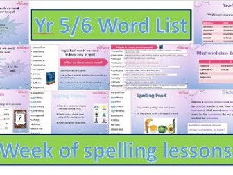 Spelling Lessons Years 5/6 Whole Term 3 | Teaching Resources