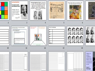 Mahatma Gandhi Comic Strip and Storyboard | Teaching Resources
