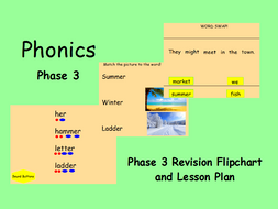 Phase 3 Revision lessons and interactive flipchart | Teaching Resources