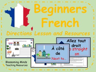 French 5 lesson bundle - KS2 - My Town - Ma Ville by blossomingminds ...