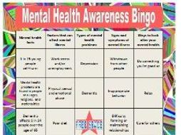 Mental Health Awareness Bingo | Teaching Resources