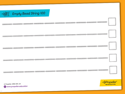 Empty 100 Bead String Representation | Teaching Resources