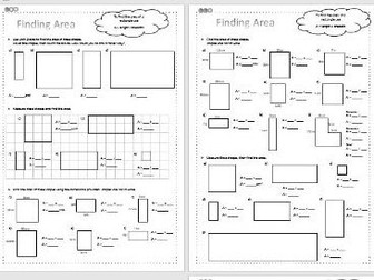 Area + Perimeter - Lesson Sequence + Worksheets - Differentiated - KS2 ...