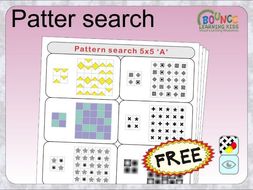 Pattern search (FREE) | Teaching Resources