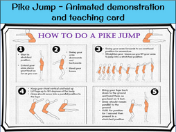 Gymnastics Jumps - Pike | Teaching Resources