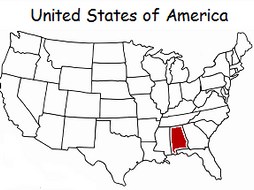 MISSISSIPPI - Introductory Geography Worksheet | Teaching Resources