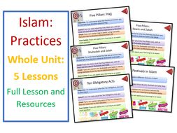 GCSE Islam: Practices - Whole Unit of Lessons | Teaching Resources