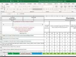 AQA A Level Chemistry Required Practical Tracker including Sub ...