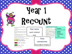 Year 1 Recount Features | Teaching Resources