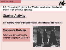 Macbeth opening scene - The witches. What makes it an effective opening ...