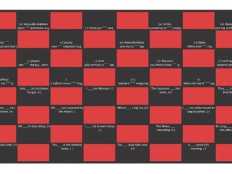 Present Simple Tense with Verb Be 6 English Legal Text Game Bundle ...