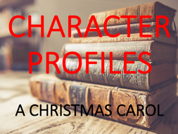 A Christmas Carol Character Profile Bundle | Teaching Resources