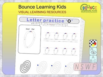 Letter & Number writing practice (NSW Foundation) by BounceLearningKids ...