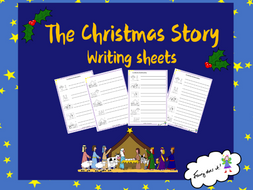 The Christmas Story Writing Sheets | Teaching Resources