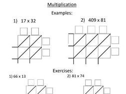 Multiplication Chinese Grid Worksheet | Teaching Resources