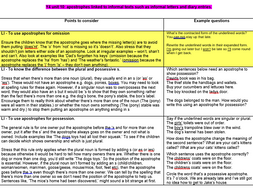 Y4 SPaG progression overview | Teaching Resources