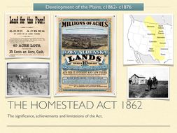 GCSE History American West 1800s. Development of the West. The ...