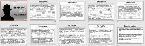 An Inspector Calls - Plot Summaries | Teaching Resources
