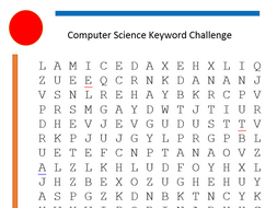 Computer Science Keyword Wordsearch using clues | Teaching Resources