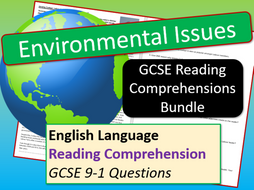 Environmental Reading Comprehensions | Teaching Resources