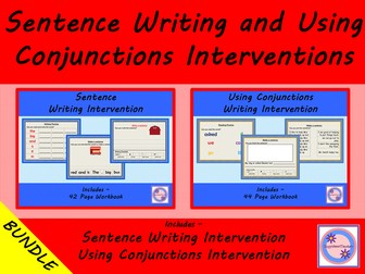 Using Conjunctions - Writing Intervention | Teaching Resources